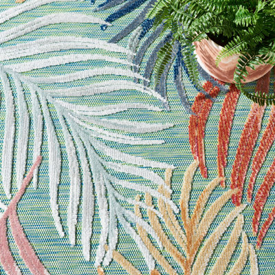 Beachcrest Home Stoneham Green / Rust Indoor/Outdoor Rug & Reviews ...