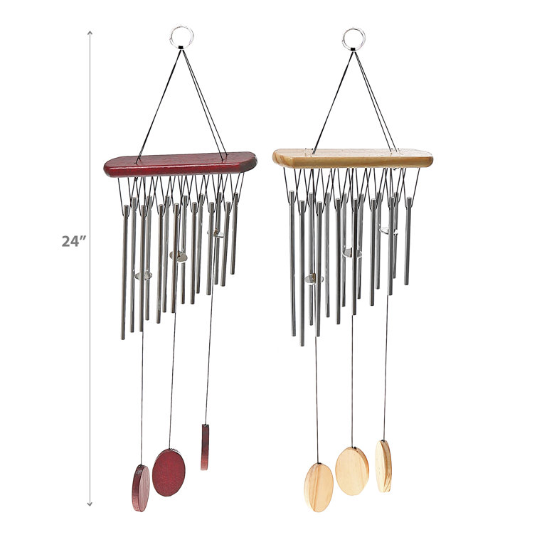 Arlmont & Co. Minhthu 2 Piece Wind Chime Set | Wayfair