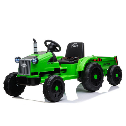 Ktaxon Kids Ride on Battery Powered Tractor and Construction Vehicle ...