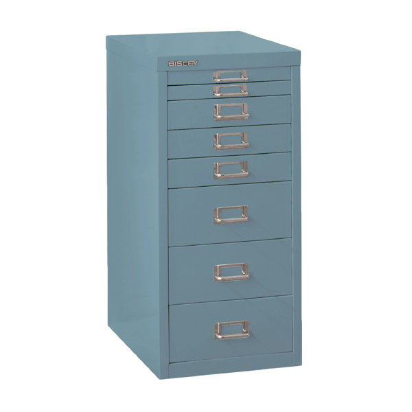 Bisley 11'' Wide 8 -Drawer Steel Vertical Filing Cabinet & Reviews ...