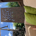 Modinex 3 ft. x 6 ft. Wall Composite Privacy Screen & Reviews | Wayfair