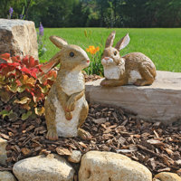 Design Toscano Hopper, the Bunny, Standing Garden Rabbit Statue ...