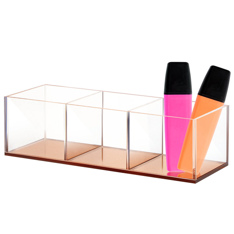 Everly Quinn Acrylic Desk Organizer | Wayfair