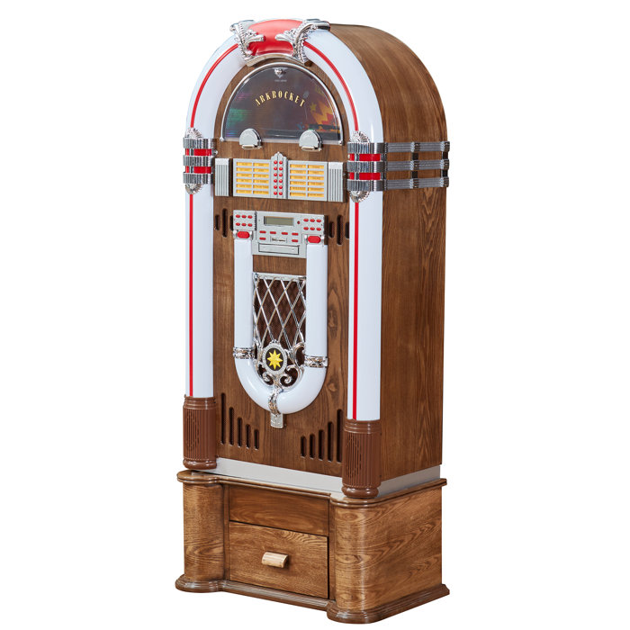 Arkrocket Audio Arkrocket Saturn V Full Size Jukebox with Stand Vinyl ...