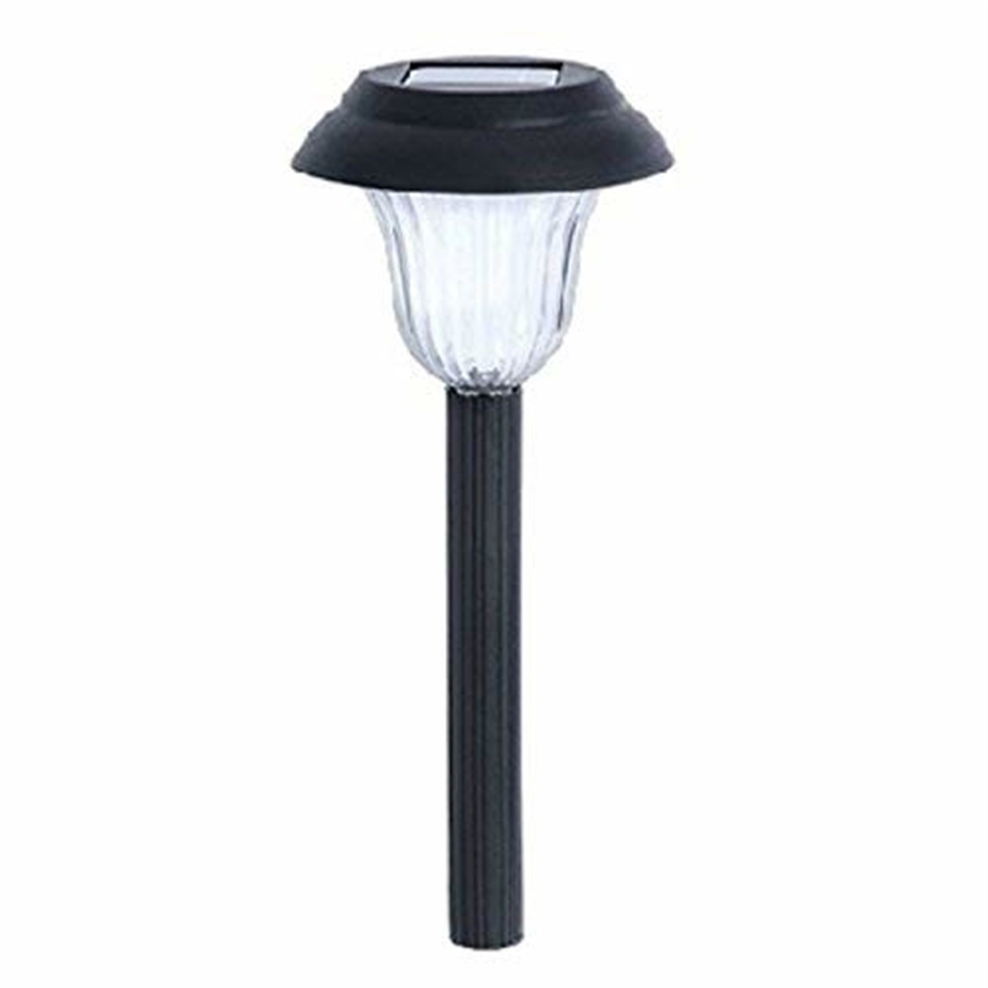 Sterno Home Black Solar Powered Integrated LED Metal Pathway Light ...