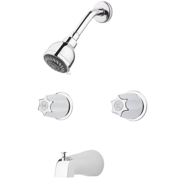 Pfister Handle Tub and Shower Dual Function Ceramic Disk Faucet with ...