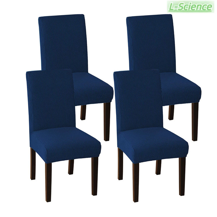 Latitude Run® Box Cushion Dining Chair Slipcover | Wayfair