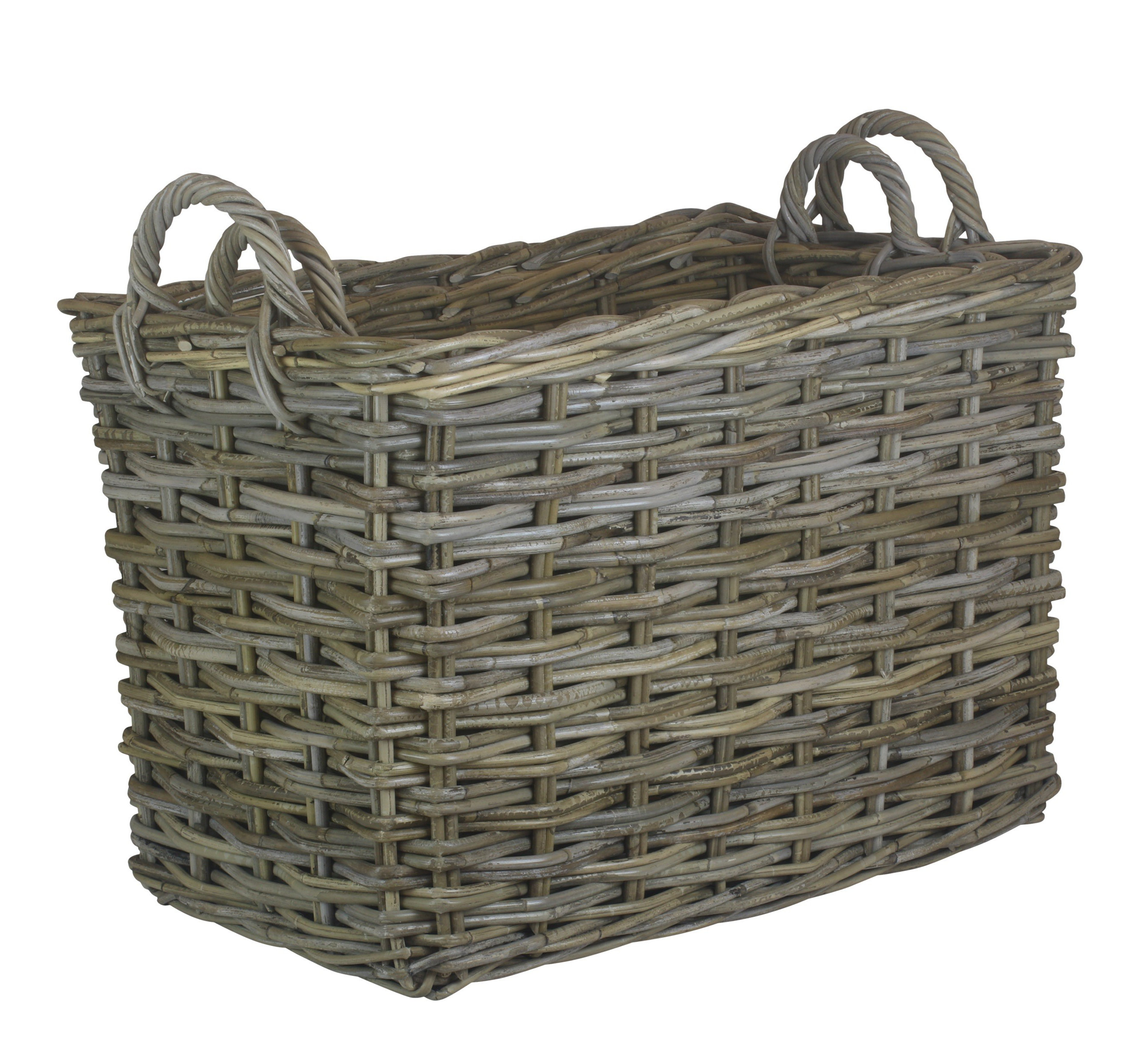 Union Rustic Tatum 2 Piece Rattan Hallway Log Basket Set | Wayfair.co.uk
