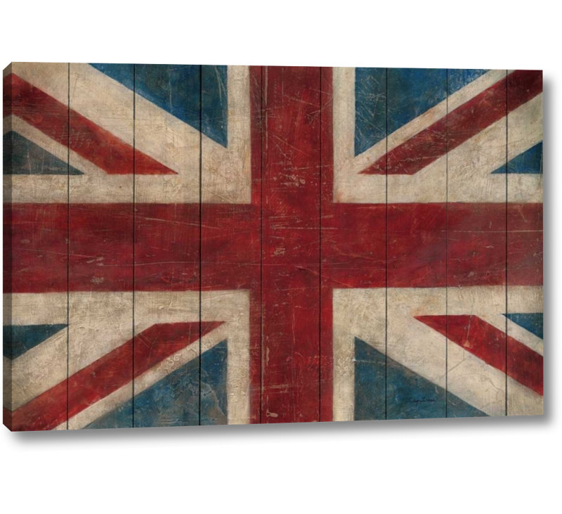 Ebern Designs Union Jack by Avery Tillmon - Graphic Art on Canvas | Wayfair