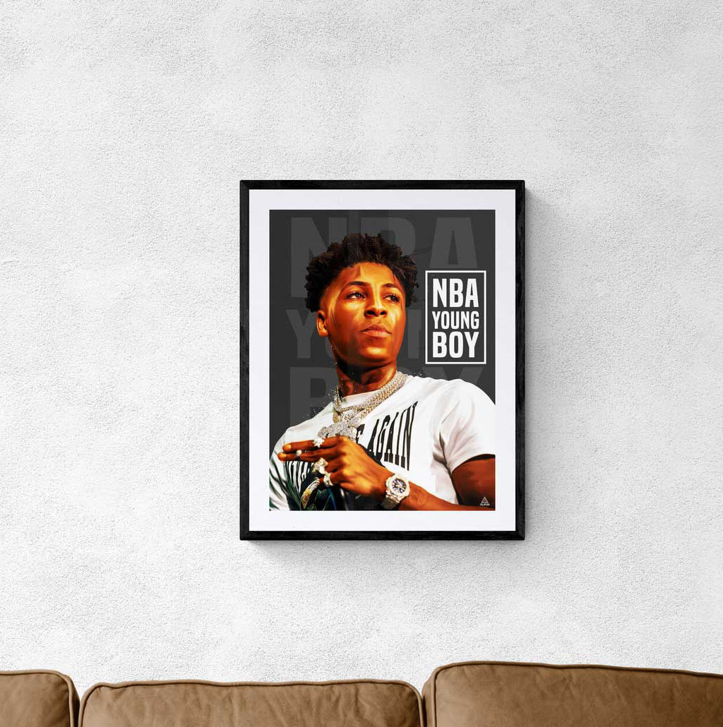 Tri-Seven Entertainment NBA YoungBoy On Paper Print | Wayfair
