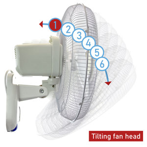 Vie Air Vie Oscillating Wall Mounted Fan & Reviews | Wayfair