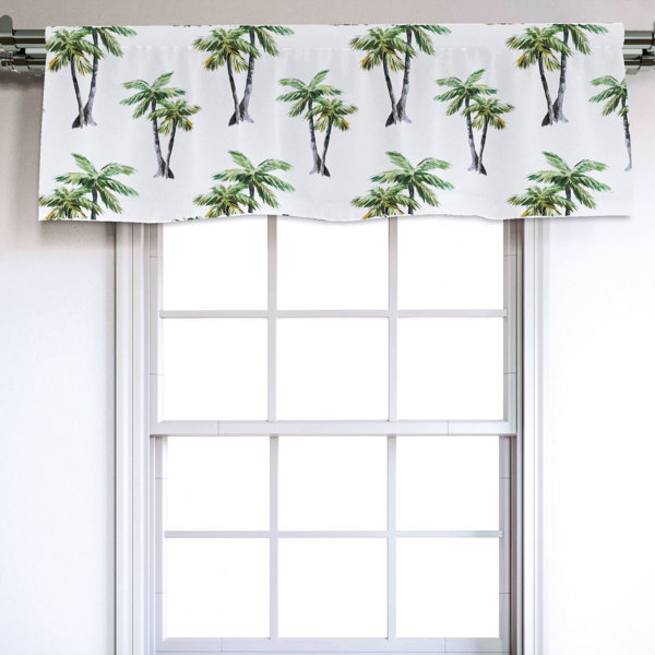 Tropical-palm-tree-valances | Wayfair