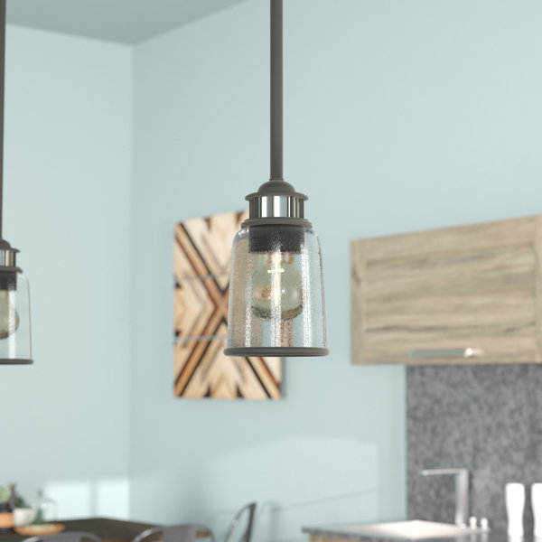 Beachcrest Home Derrick 1 - Light Single Cylinder Pendant & Reviews ...