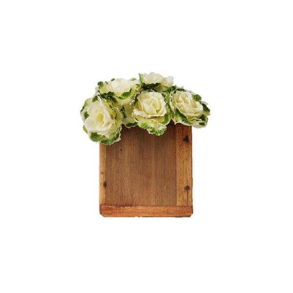 Union Rustic Square Solid Wood Box & Reviews | Wayfair