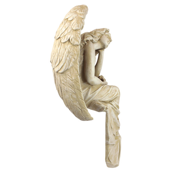Design Toscano Resting Grace Sitting Angel Statue & Reviews | Wayfair