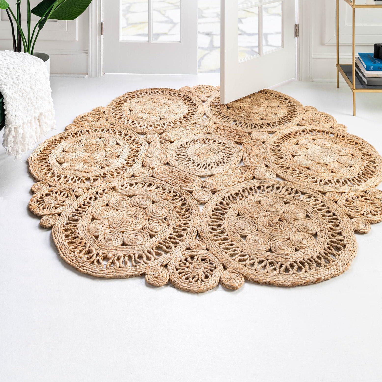 Beachcrest Home Fredric Handmade Hand Braided Jute/Sisal Natural Rug ...