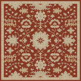 Birch Lane™ Arden Handmade Wool Dark Brown/Garnet Rug & Reviews | Wayfair