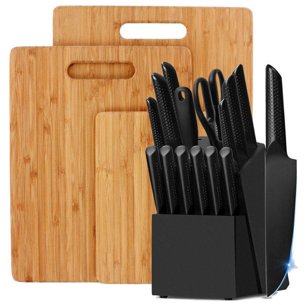 Smith Barton 15-Piece Cutter Set With 3 Kitchen Chopping Boards | Wayfair