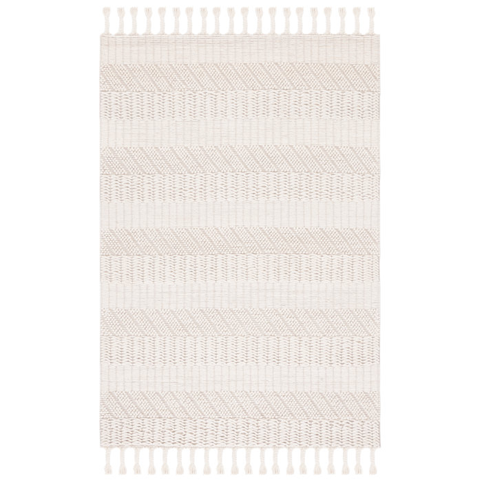 Laurel Foundry Modern Farmhouse Westbury Park Handmade Ivory Rug ...