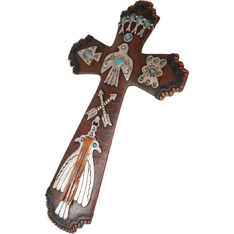 Union Rustic 14" H Rustic Southwestern Aztec Mayan Indian Silver Bird ...