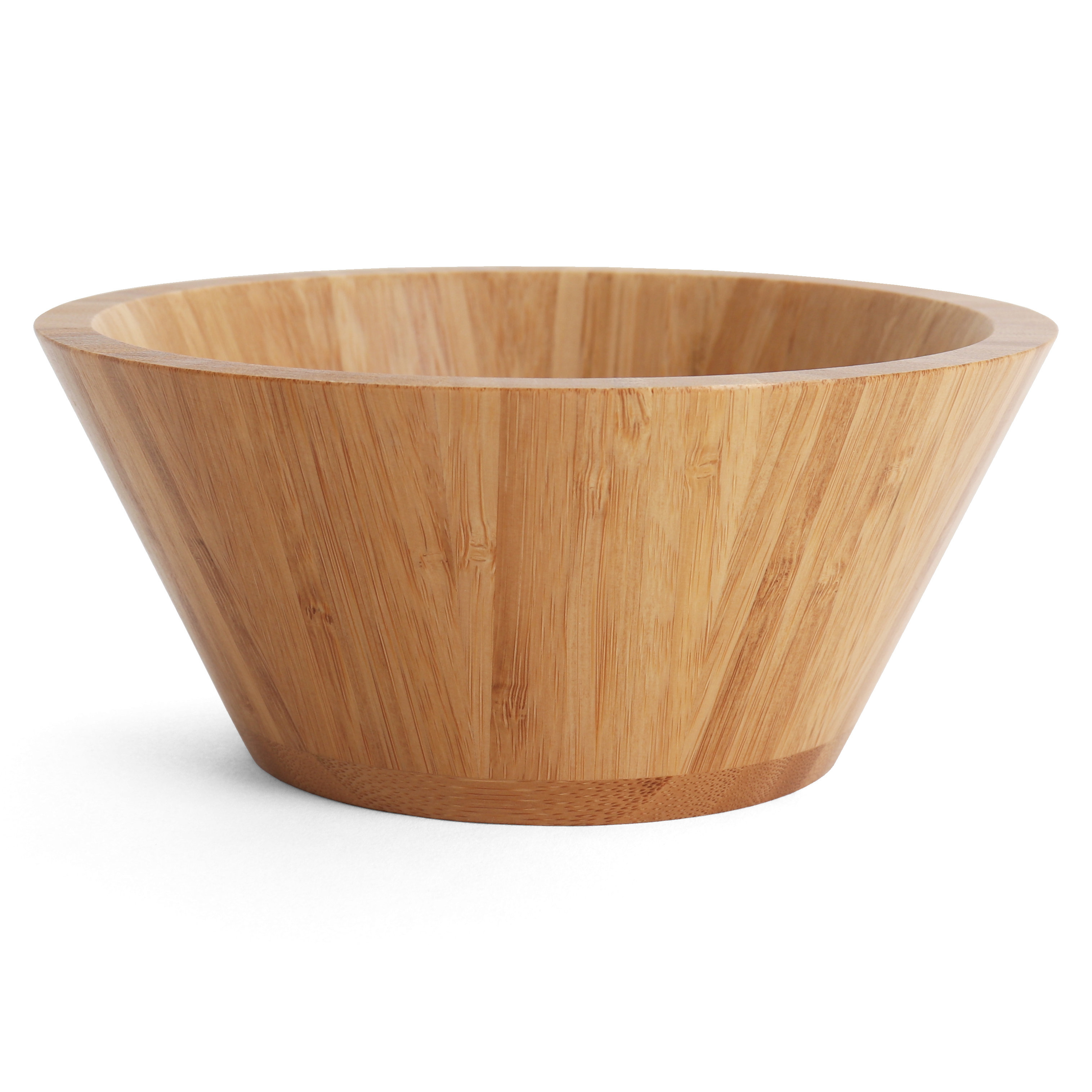 Belari 6.5" Bamboo Bowl Set - Bamboo Reusable Bowls - Round Bamboo ...