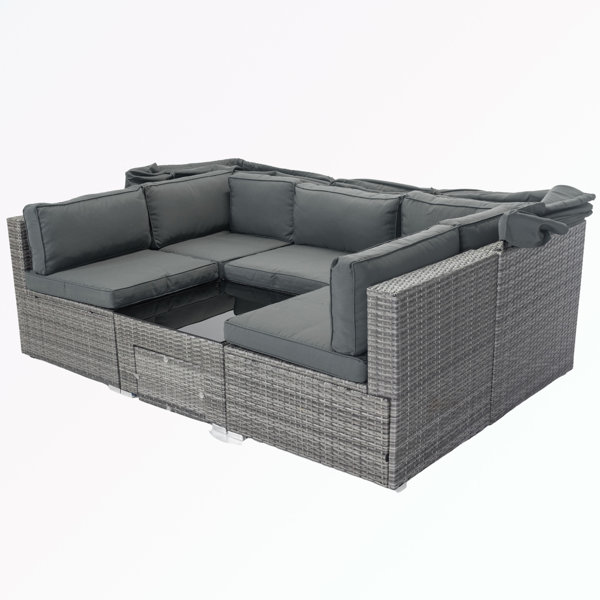 Latitude Run® Antoneisha 5 - Person Seating Group with Cushions | Wayfair