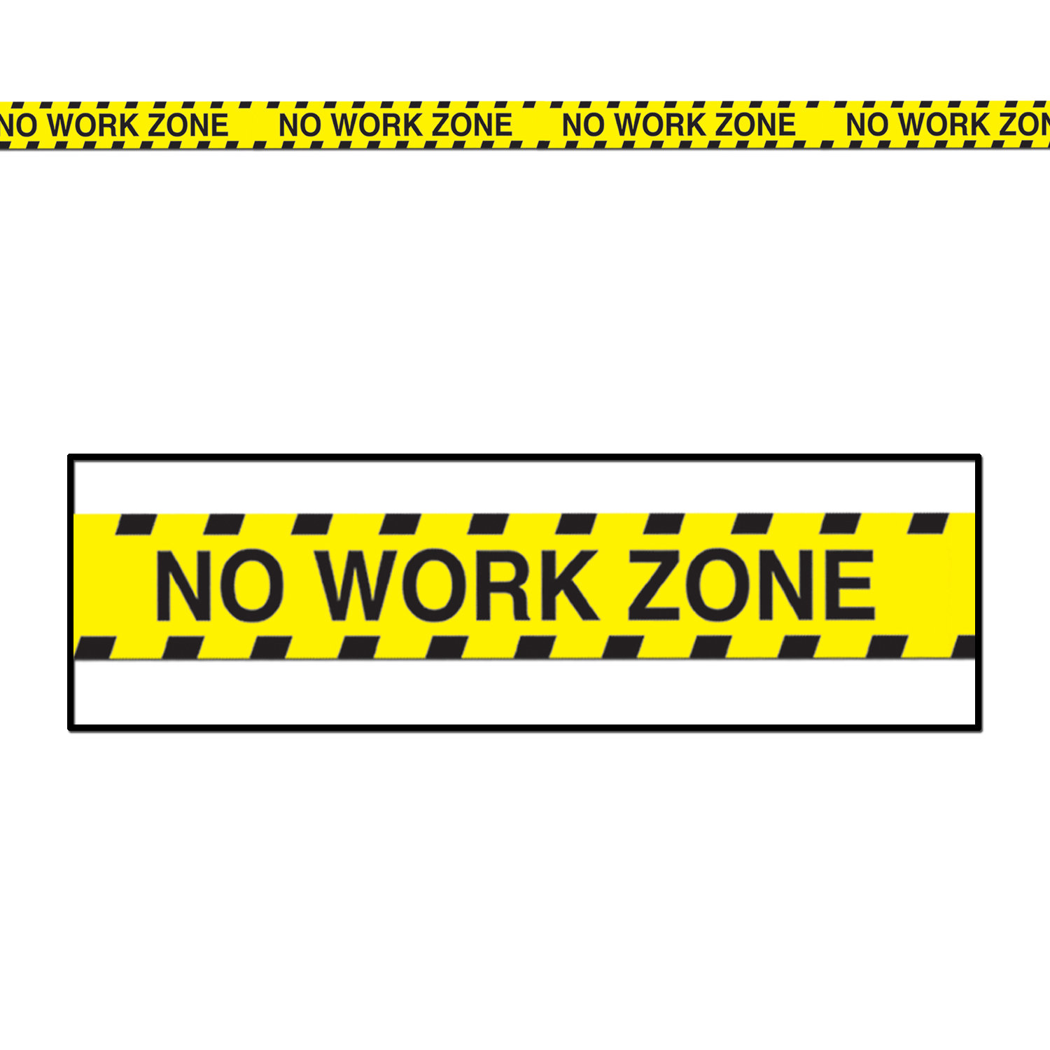 The Party Aisle™ No Work Zone Banner | Wayfair