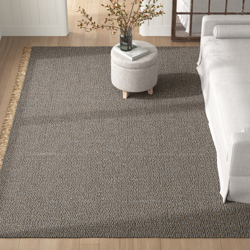 Sand & Stable Frankllin Handmade Flatweave Gray/Brown Rug & Reviews ...