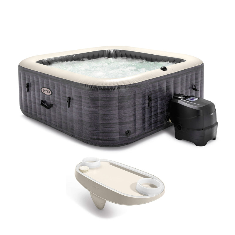 Intex 6 - Person 140 - Jet Vinyl Inflatable Hot Tub | Wayfair