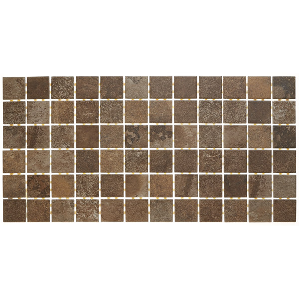 Daltile Slate Attaché 2" x 2" Porcelain Mosaic Wall & Floor Tile ...