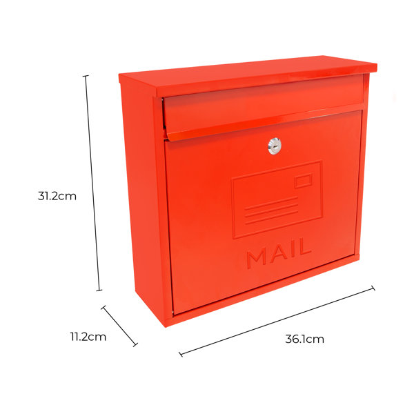 GardenKraft Wall Mounted Letter Box | Wayfair.ie
