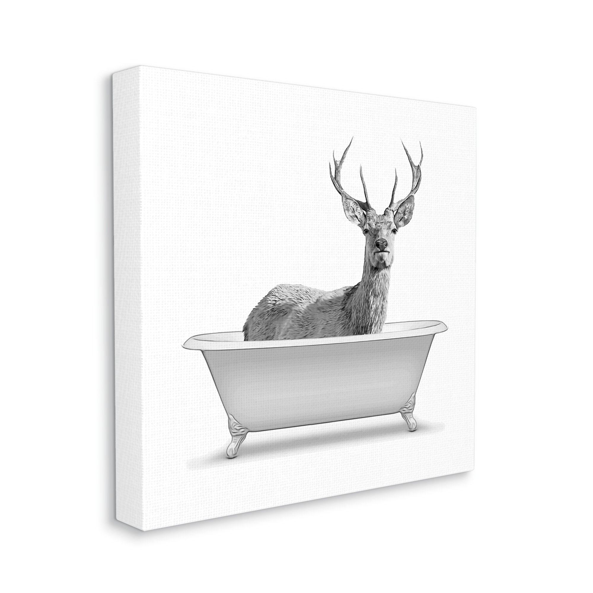 Latitude Run® Woodland Deer Antique Bath Tub by Annalisa Latella ...
