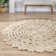 Bungalow Rose Round Nysean Oriental Handmade Braided Jute/Sisal Area ...