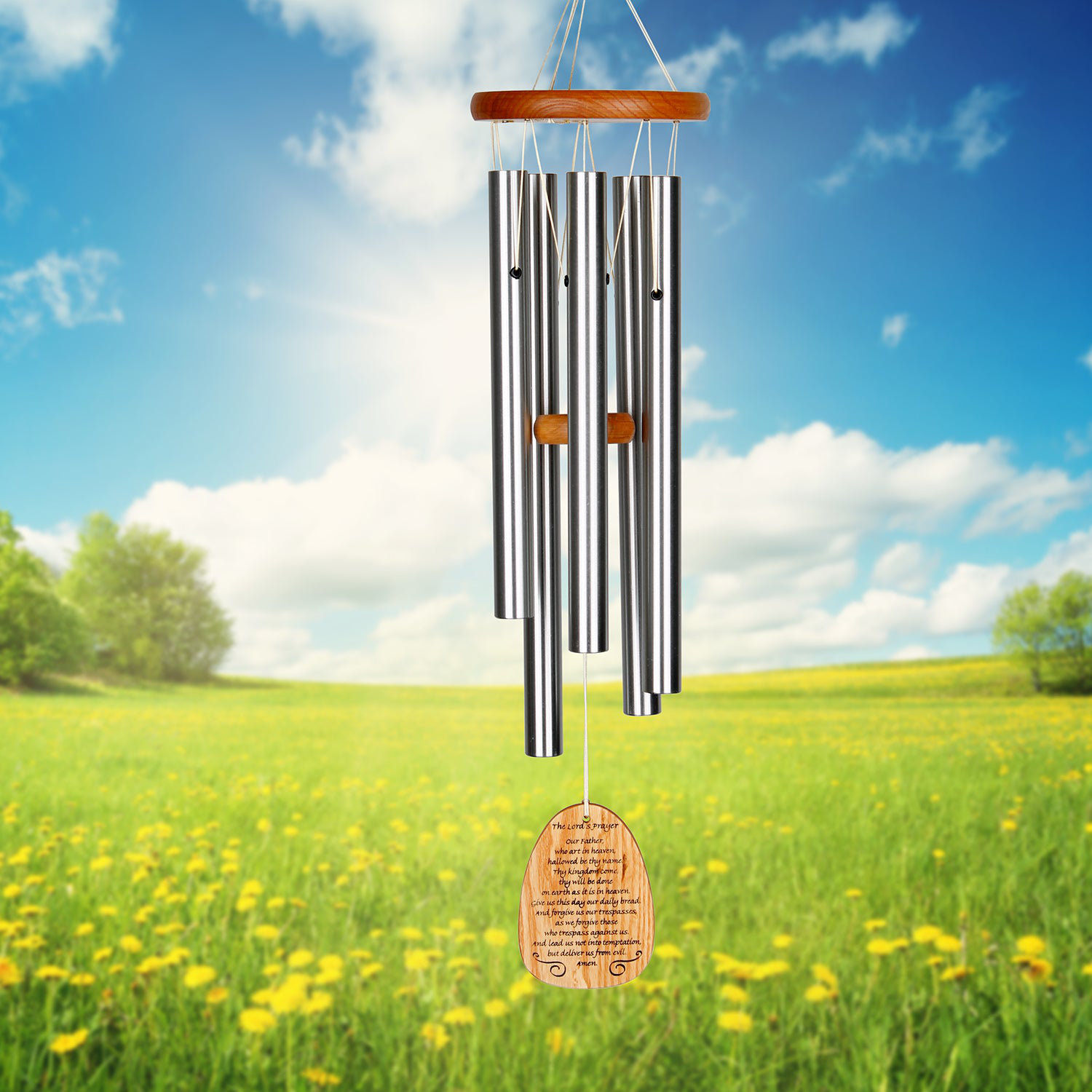 Woodstock Chimes Reflections™ - The Lord's Prayer Wind Chime | Wayfair