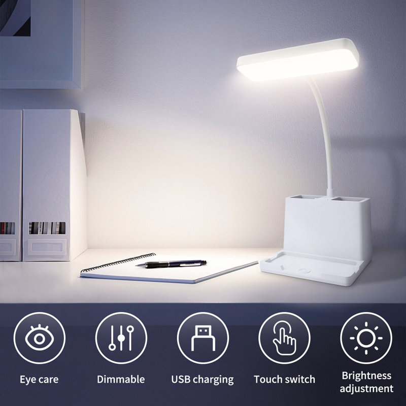 Ebern Designs Carrabotta Adjustable USB Desk Lamp & Reviews | Wayfair