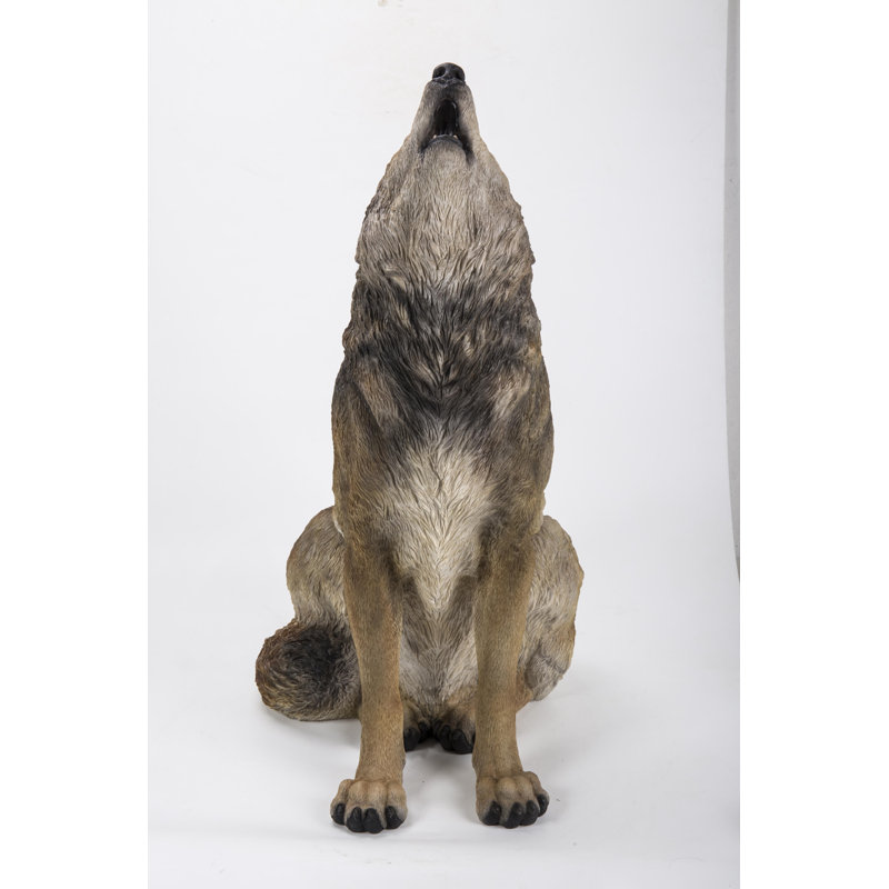 Hi-Line Gift Ltd. LARGE WOLF STATUE | Wayfair