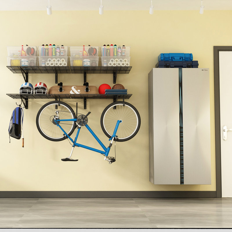 WFX Utility™ Wall Mounted Garage Storage Shelves & Reviews | Wayfair