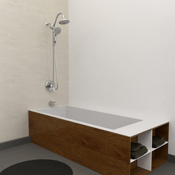 Keeney Manufacturing Company Belanger Retrofit Massage/Jet Dual Shower ...