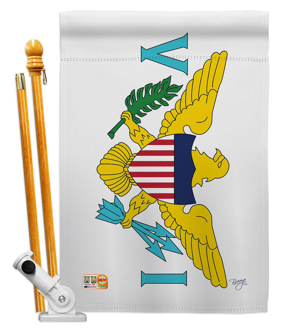 Breeze Decor Us Virgin Islands Flags Of The World Nationality ...