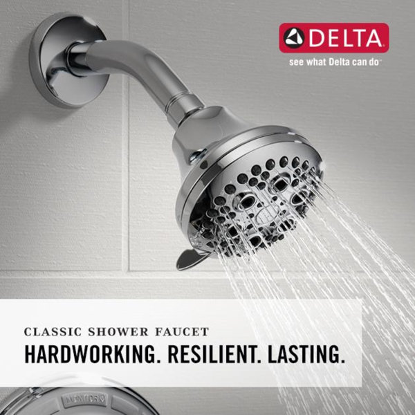 Delta Classic Tub and Shower Faucet with Monitor | Wayfair