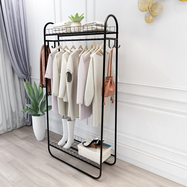 Rebrilliant Rinehart 32.9'' Clothes Rack & Reviews | Wayfair