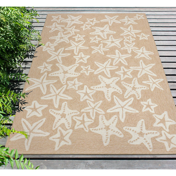 Beachcrest Home Vogt Handmade Tan Indoor/Outdoor Rug & Reviews | Wayfair
