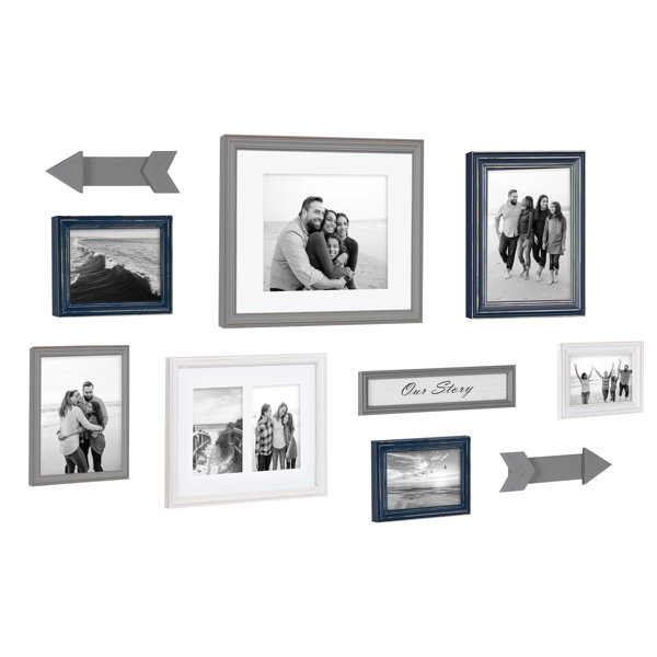 Laurel Foundry Modern Farmhouse Hertz Wood Picture Frame - Set of 8 ...