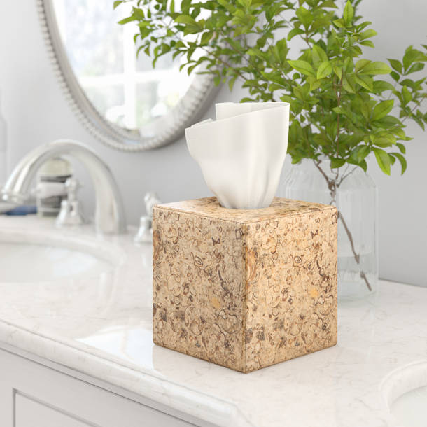 Fleur De Lis Living Ransome Fossil Stone Oval Soap Dish | Wayfair