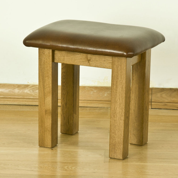 ClassicLiving 48cm Tall Solid Wood Dressing Table Stool | Wayfair.co.uk