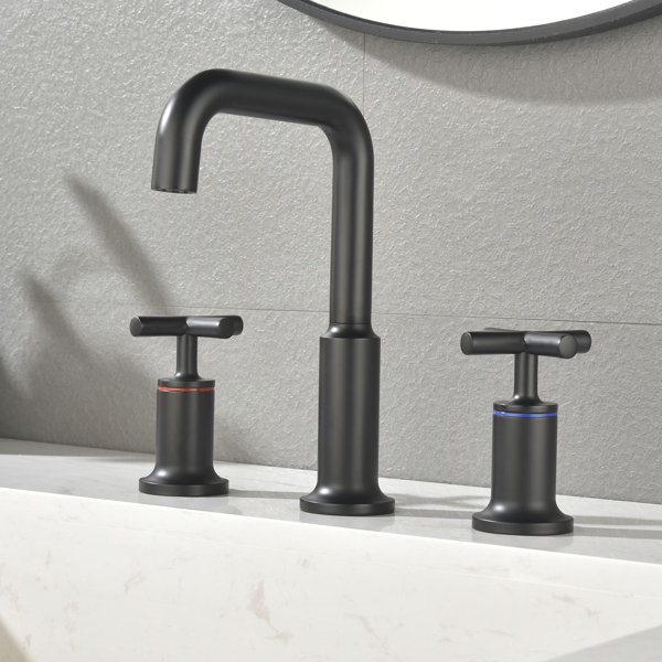 KIKO HOME Widespread Faucet 2-handle Bathroom Faucet | Wayfair
