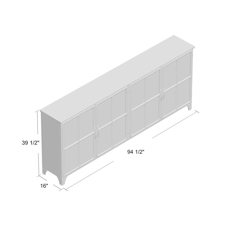 Four Hands Mimms 94.5'' Sideboard & Reviews | Perigold