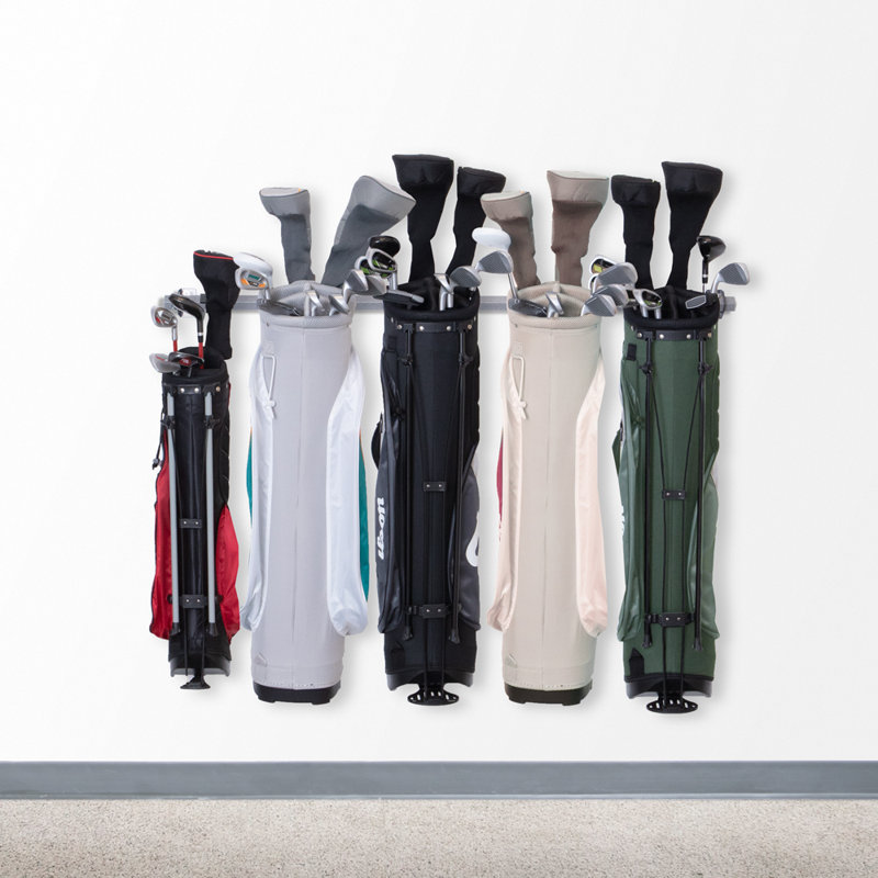Monkey Bar 6 Golf Bag Large Wall Mounted Sports Rack & Reviews | Wayfair