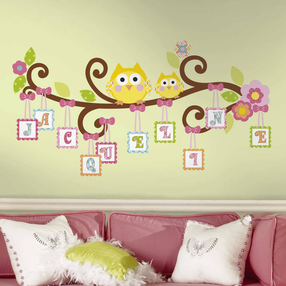 Wallhogs Giant Scroll Tree Letter Branch Wall Decal | Wayfair
