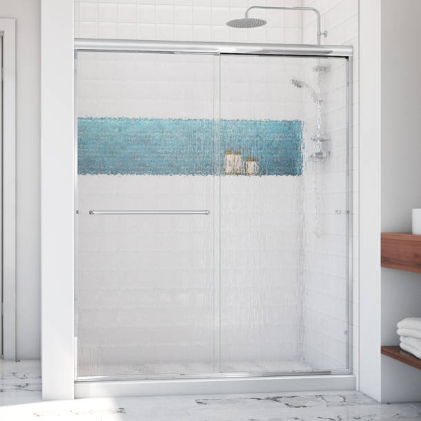 Arizona Shower Door Leser 50'' - 54'' W x 70.375'' H Bypass Semi ...